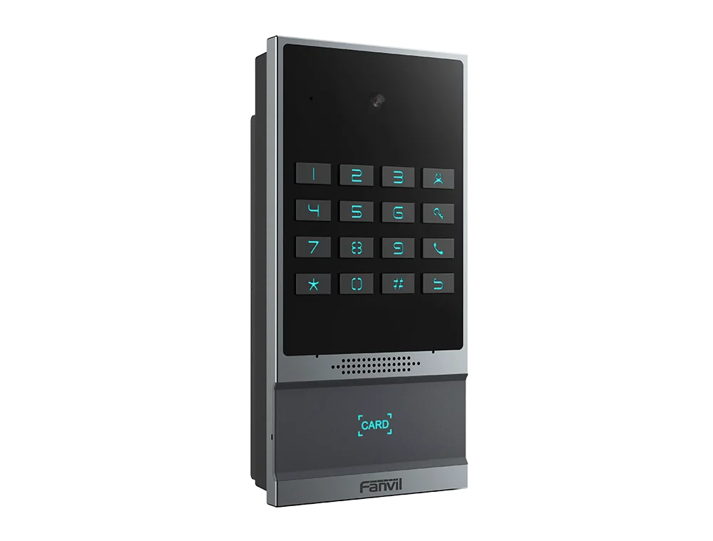 SIP building intercom with keypad RF card reader and camera | Converge.IT